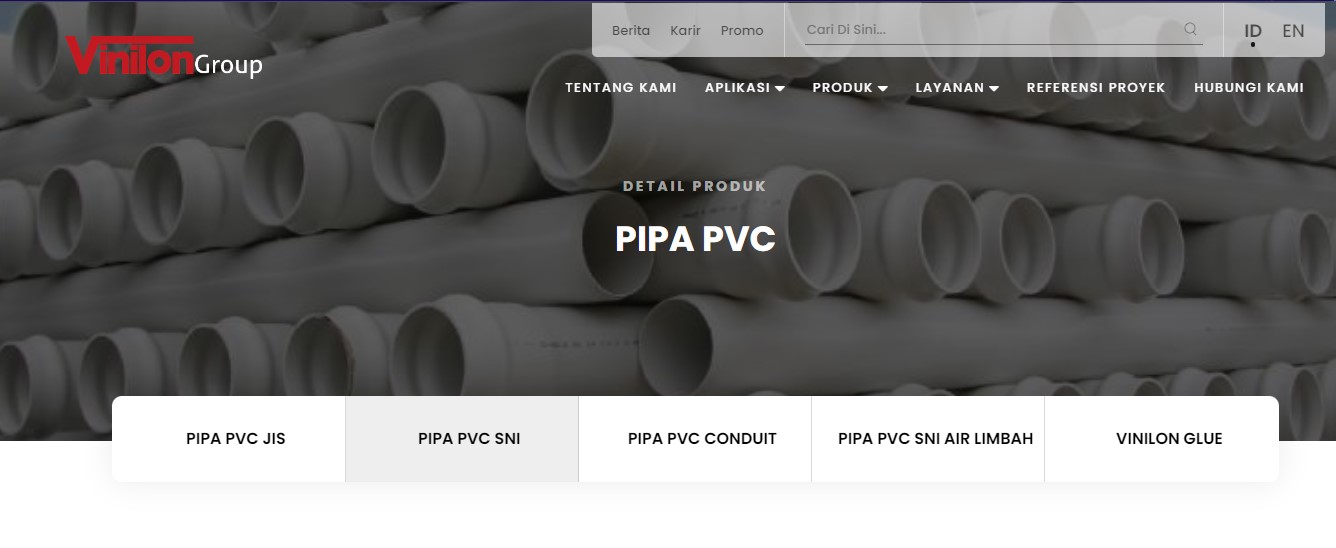 Harga Pipa PVC Vinilon 2025 | Harga Pipa PVC